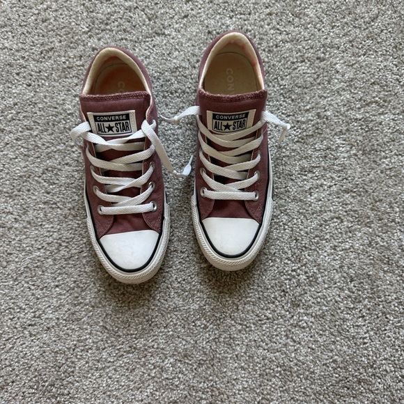 Converse | Shoes | Converse Maroon All Star Sneakers | Poshmark